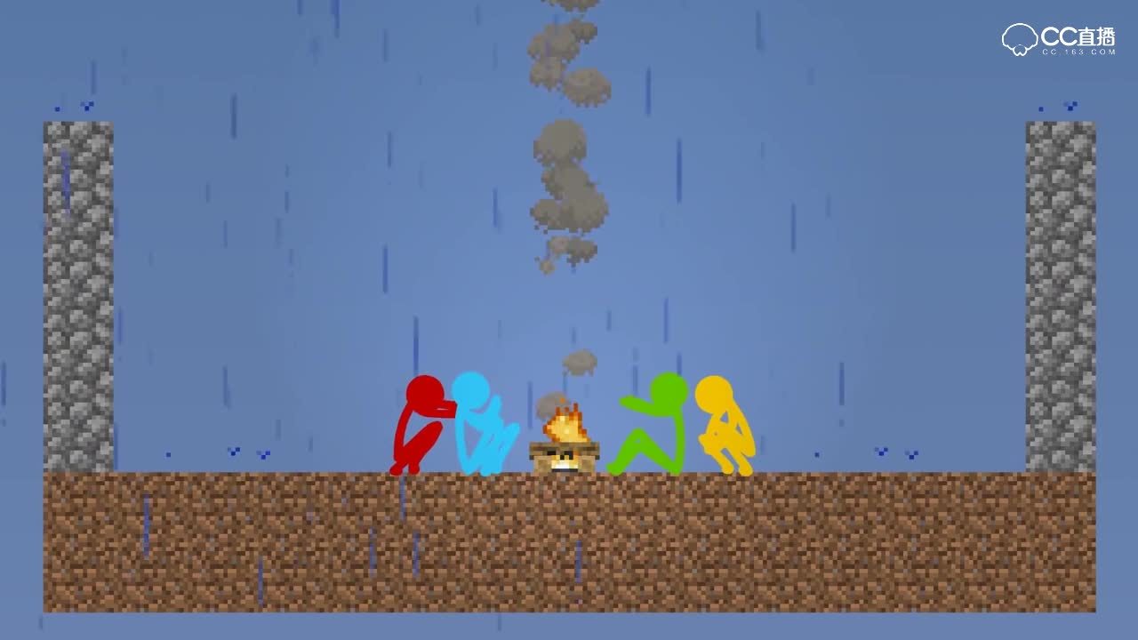 我的世界火柴人动画:空岛上的奇遇