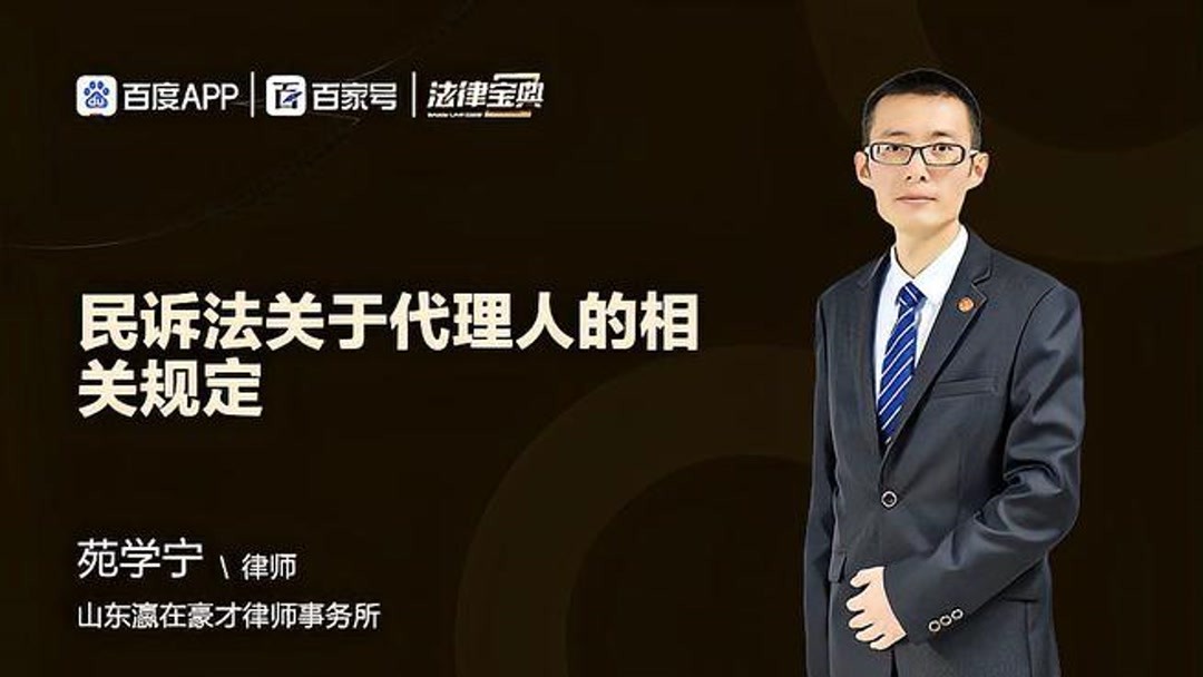 民诉法关于代理人的相关规定