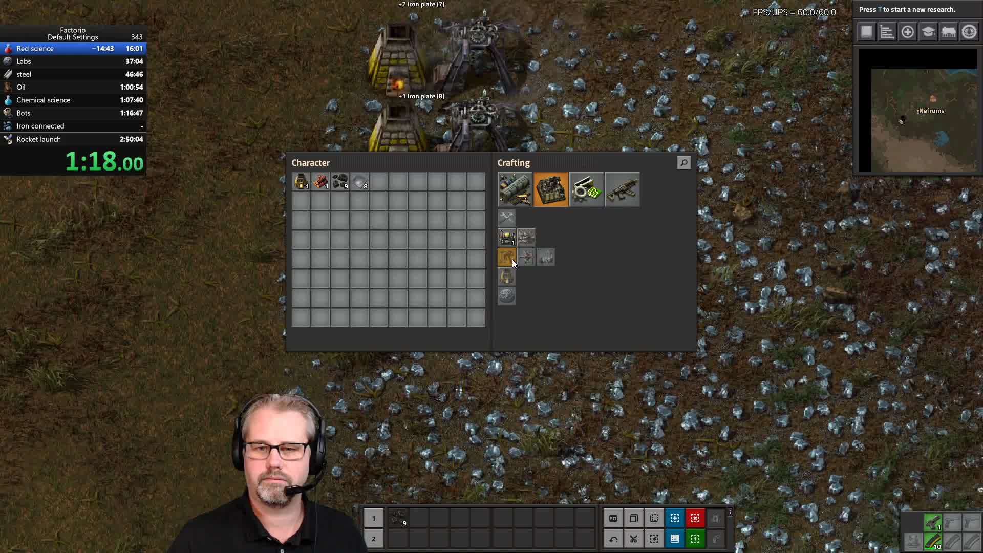 【异星工厂】0.17.60+ 默认设置速通 2:46:49 by Nefrums