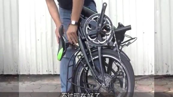 放进背包的折叠自行车,速度比电动车还快
