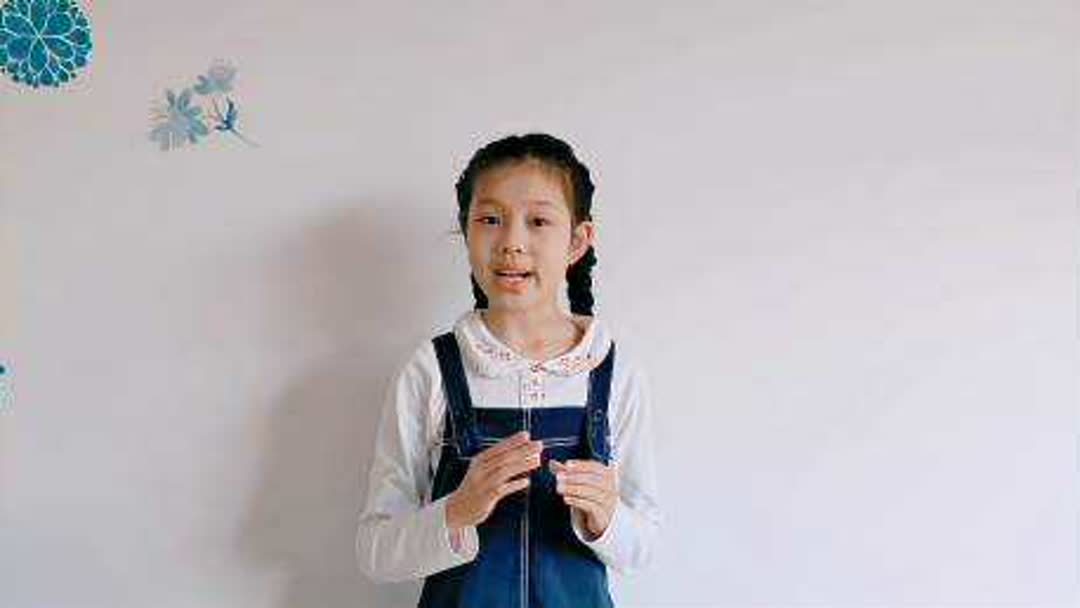 五年级小姑娘诗歌朗诵《乡愁》余光中——带伴奏版