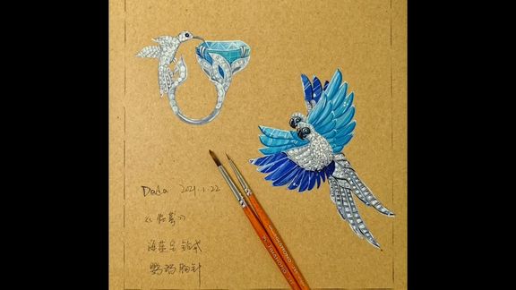 #珠宝手绘 设计课程