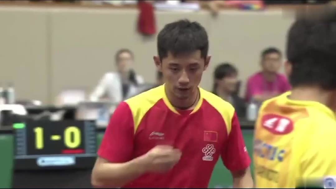 秀!曾经的世界第一反手!张继科3-0张本智和强势开局!