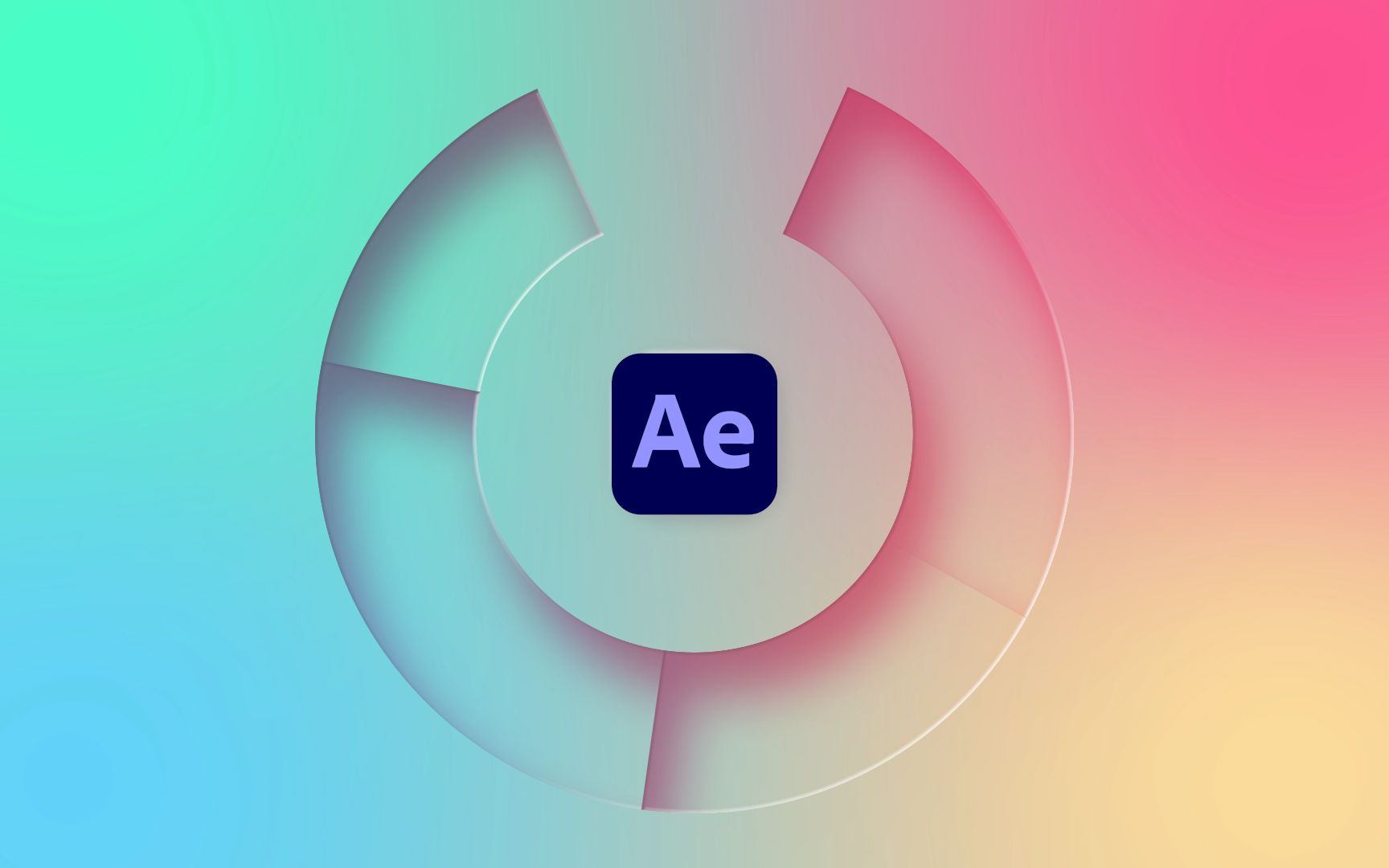 【AE教程】超顺滑图标动态片头,这配色一看就爱上!