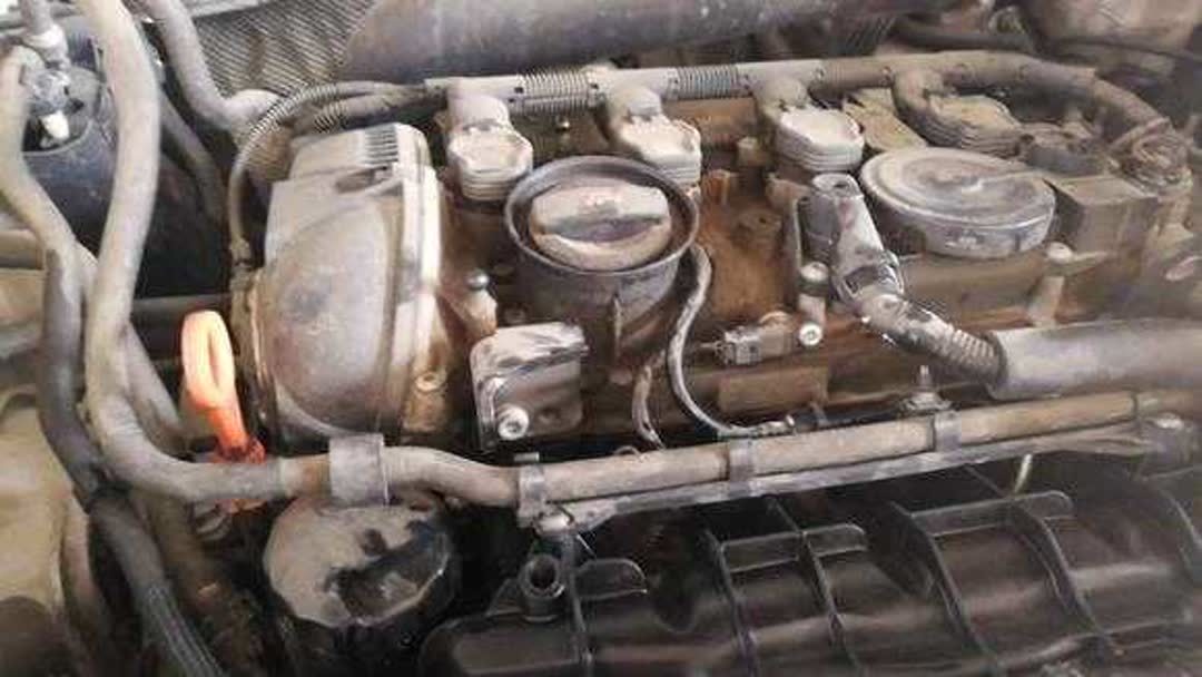 进气歧管漏气了,换