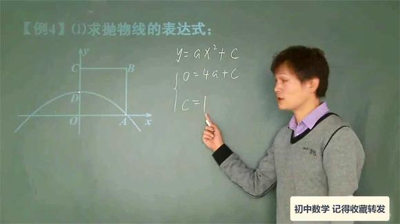 初三数学人教版,中考系统复习之二次函数例题讲解