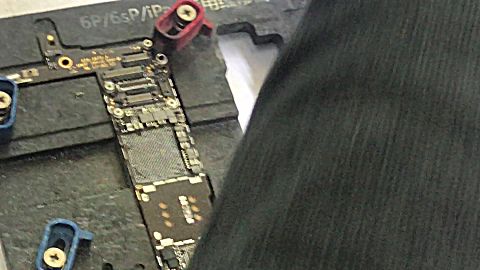 直风枪拆焊苹果主板座子