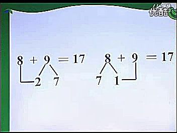 5、4、3、2加几《教学课堂实录人教版小学数学一年