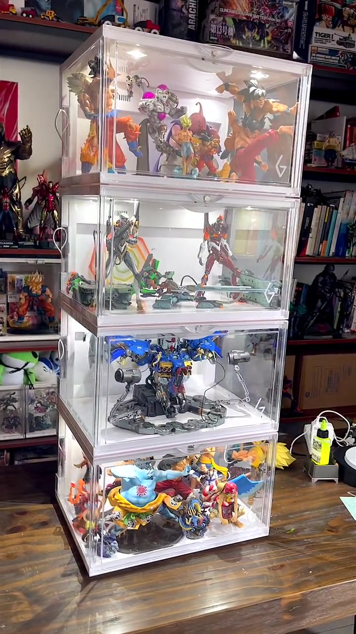 你以为是个鞋盒?桌面模型手办小展柜