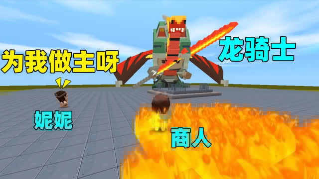 迷你世界:妮妮跟商人争吵不休,要我为他们做主