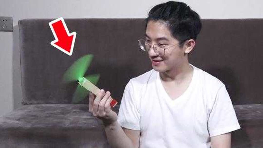 沙雕网友自制哆啦A梦的竹蜻蜓,成品出来我笑了