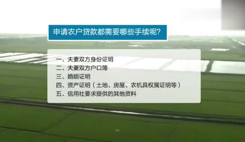 怎样办理农村信用社小额贷款