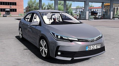 欧洲卡车模拟2 - 轿车MOD 丰田卡罗拉