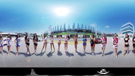 360 VR 全景 虚拟现实 2017第一波福利!韩国超性感车模@XTM房车...