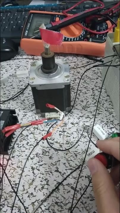 PLC 控制步进电机开关控制正反转