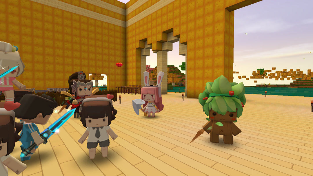 迷你世界联机 梦幻城堡 这箱子是摆设吧