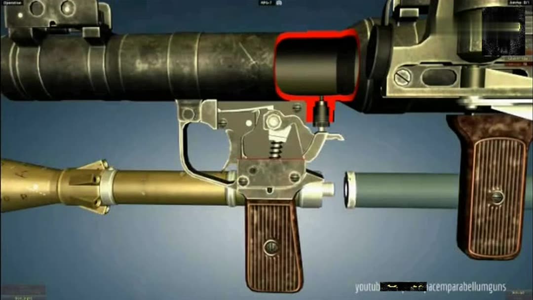 动画演示大名鼎鼎的RPG7火箭筒如何工作