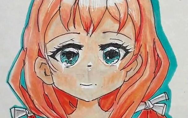 【脸部画法】还不知道怎么画动漫Q脸吗?今天教你画!保证一看就会!