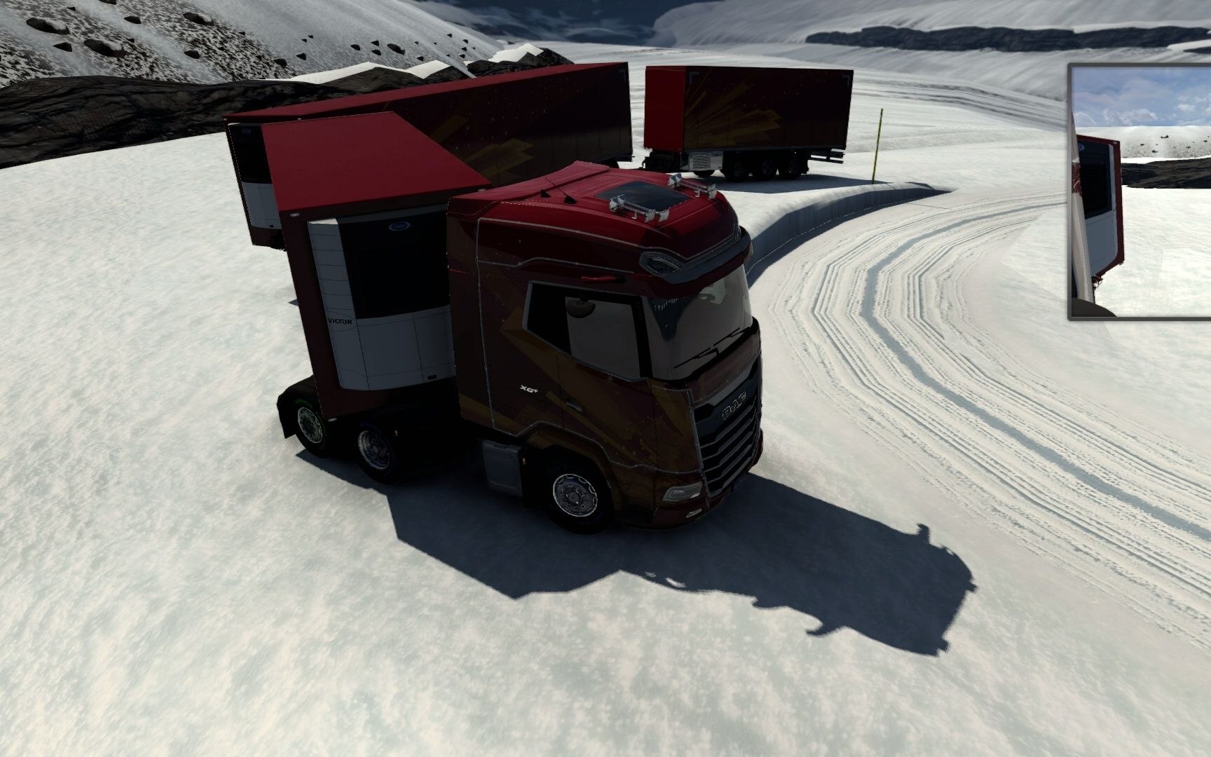 欧洲卡车模拟2 TMP联机 雪山三挂 【SEN】俱乐部招人啦 来者不拒 ...