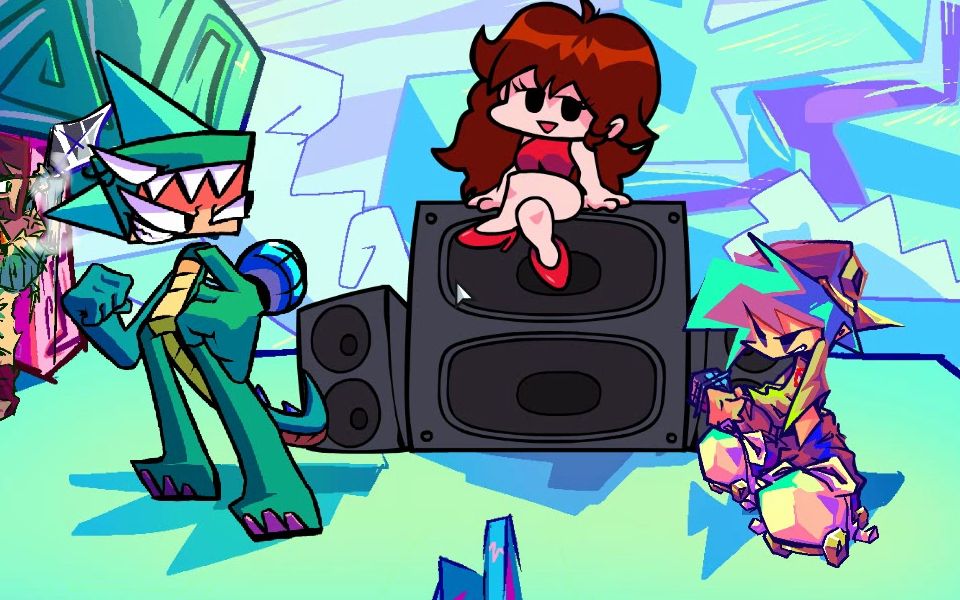 FNF迷你模组V1更新,全流程演示