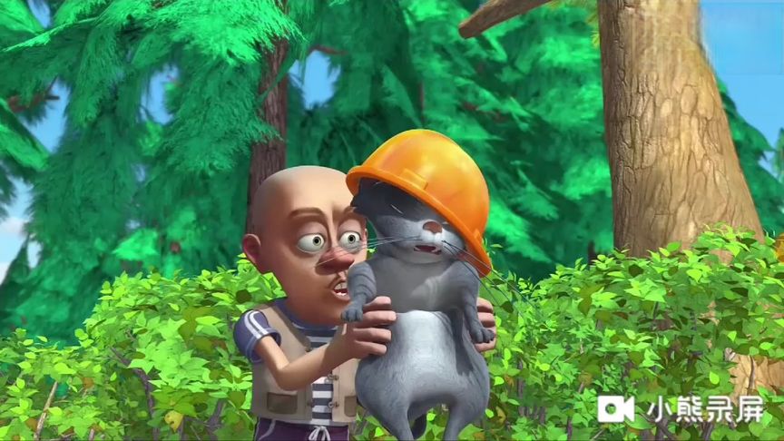 当把熊出没倒放,能把你笑死