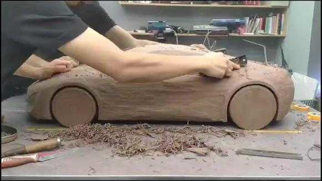 第2期 从零开始做一个汽车油泥模型-侧面车窗玻璃#汽车设计