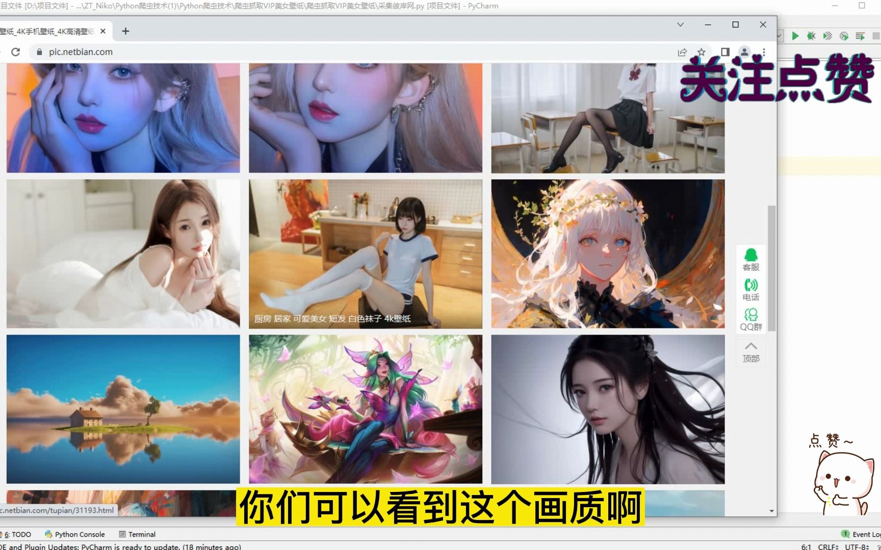 【附源码】Python爬虫实战教程:批量爬取某网站图片