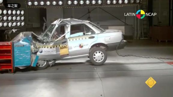 40%测试都能撞成这样?那些年碰撞测试的名场面