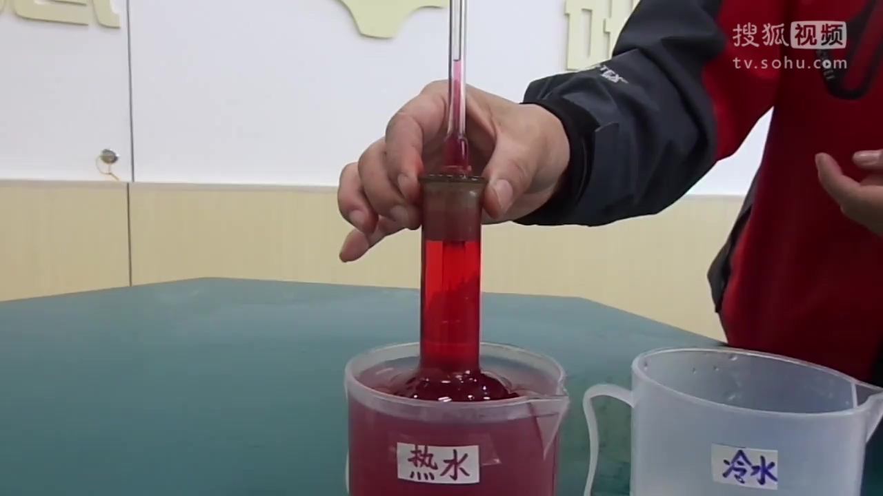液体的热胀冷缩演示实验1