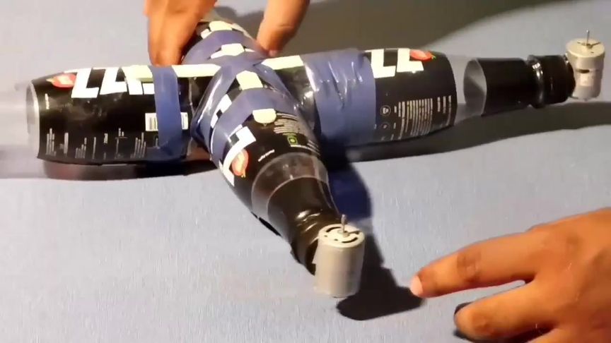 DIY创意:教你做两个无人机模型玩具 非常的简单