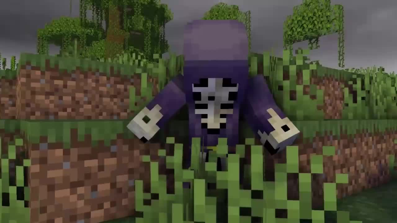 我的世界MC动画:创世神him与恐惧魔王之战