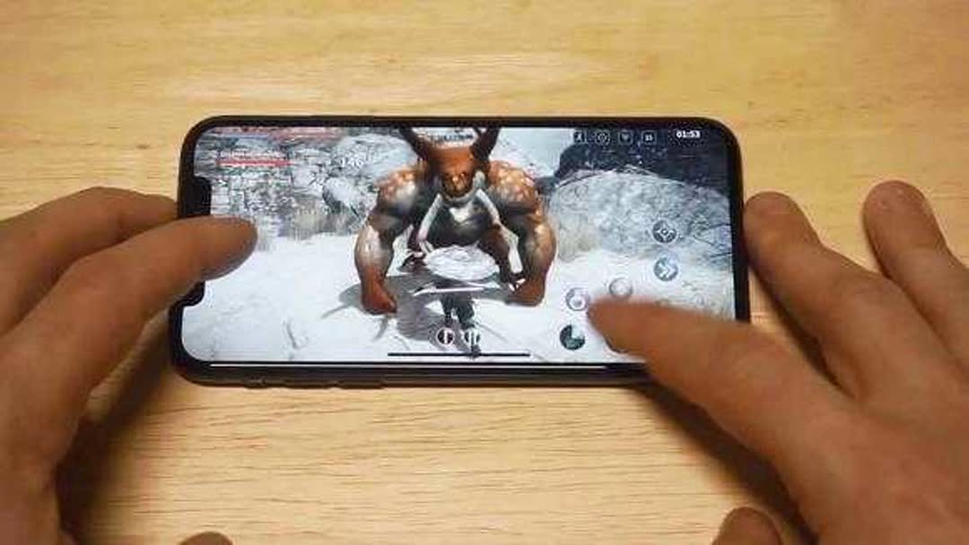 iphone X 大型3D游戏试玩,画面效果流畅度爆表!