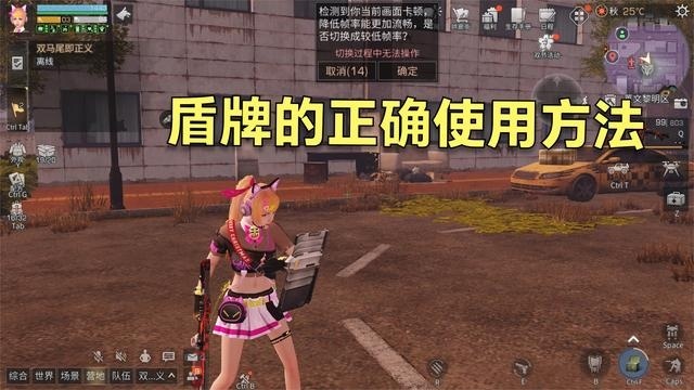 盾牌的正确使用方法,展开后抵挡一切远程伤害!