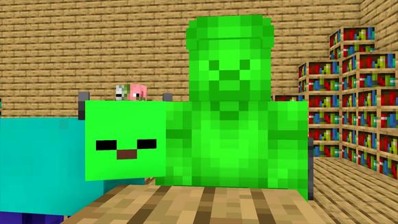 我的世界,怪物学院,学生们酿造神奇药水,变出各种各样的怪物