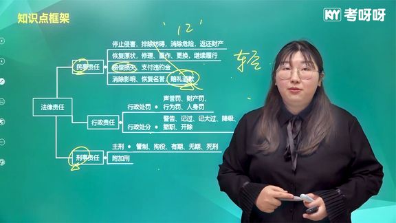 2021考呀呀初级会计经济法基础第一章-知识点10法律责任