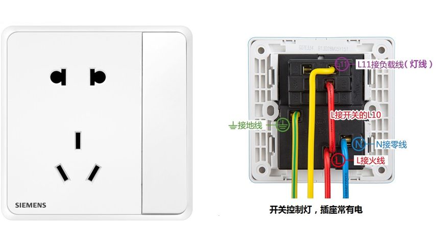 开关插座上的L、N、L1和L2都代表什么意思,怎么正确接线