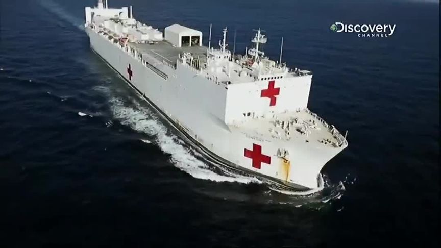 美国海上伤病员救护治疗的平台:“慰藉”号医院船@防务君