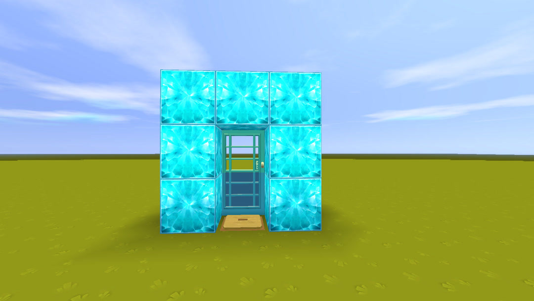 《迷你世界》感应门陷阱教程,简单好用就是代价有点大!