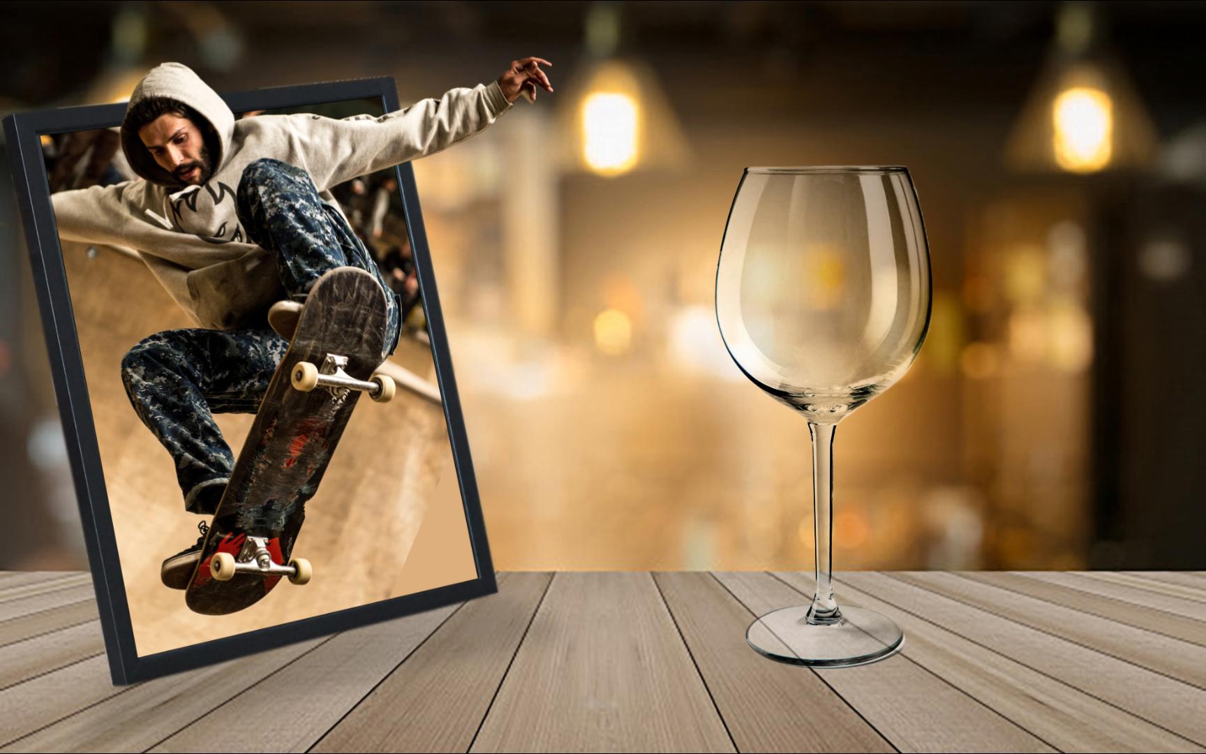 PS立体3D画框制作,透明杯子抠图 Photoshop视觉创意,老师教程