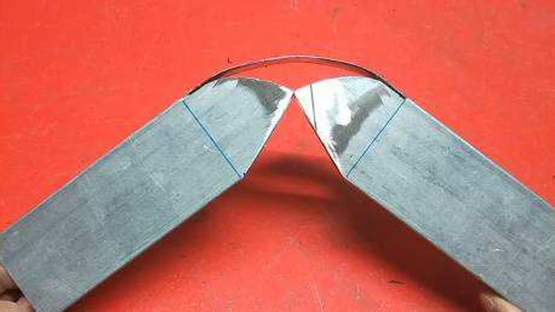 扁管如何切45度圆角,这种方法你不一定用过,真的太实用了!