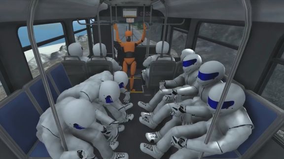 BeamNG:驾驶员和乘客不系安全带撞车,现场够惨烈,模拟车祸