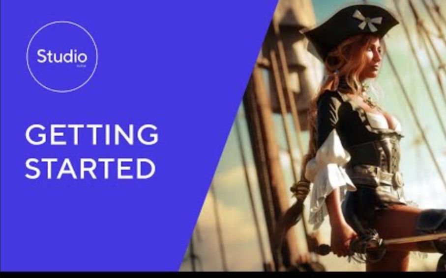 【YT转载】 Daz 官方教程-1.3 Getting Started