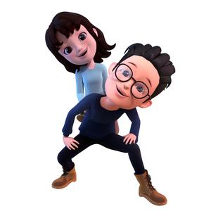 蘑菇爸爸和小乖妈妈 