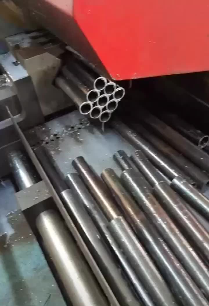 切管机~全自动切管机~9根圆管齐切