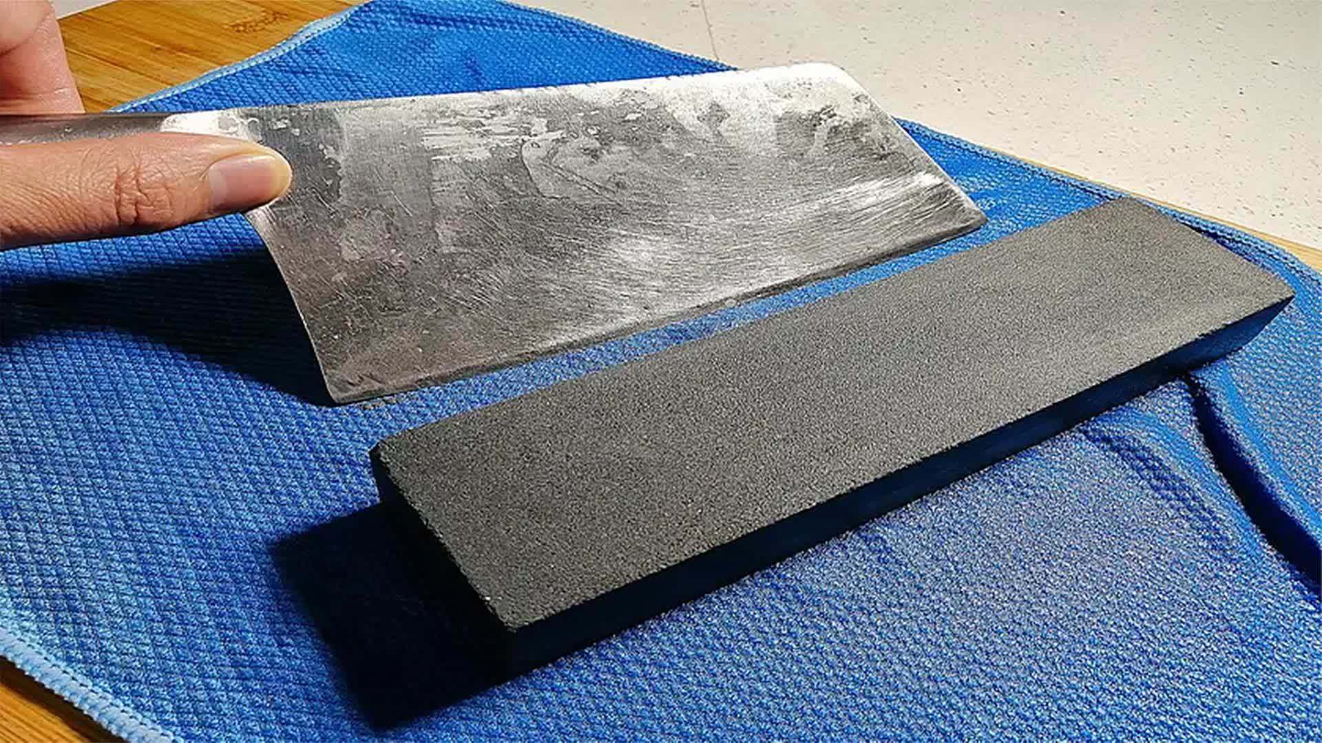 磨刀要横磨还是竖磨?教你最正确做法,简单磨几下