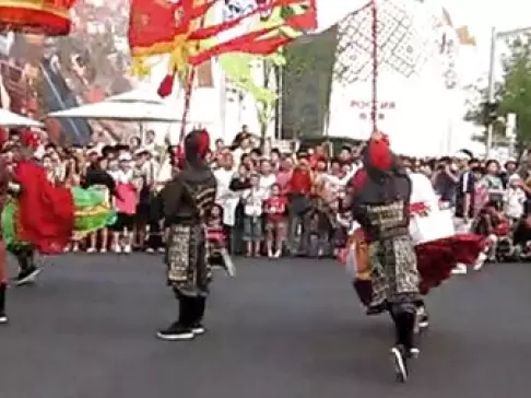 上海世博会街头宣传