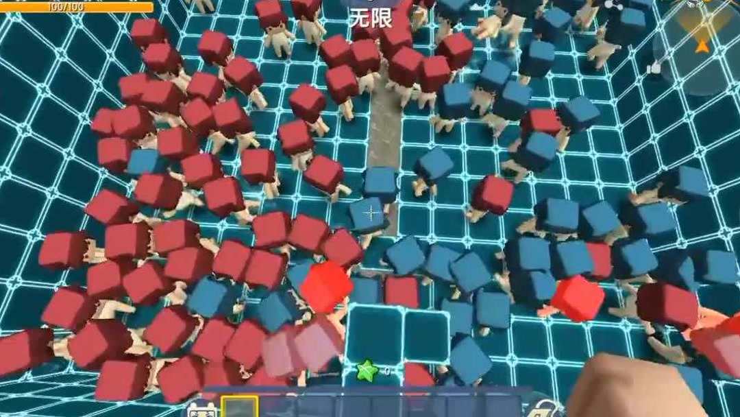 半仙解说:迷你世界的第一次世界大战,400小人集体大乱斗