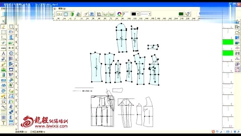 富怡服装CAD电脑打版视频教程 第二节.