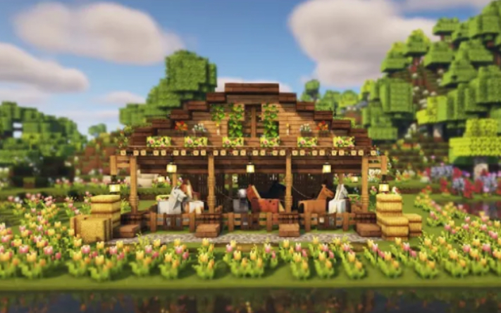 Minecraft我的世界 | 河边小屋建好了,进来住吗?