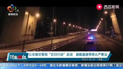 公安部交管局"百日行动"启动,这些行为将从严整治!